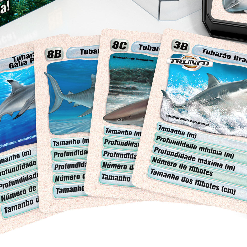 Super Trunfo Tubarões - Imaginarium